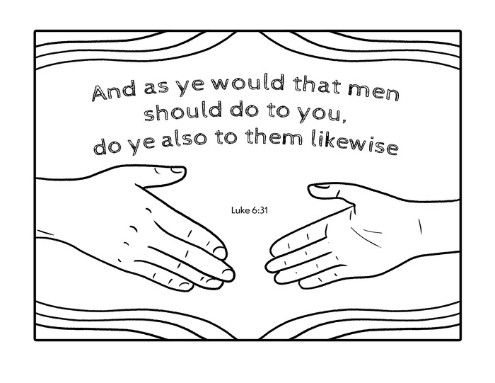 Coloring Book Luke 6 31 Biblical Toolbelt Coloring Book Luke 6 31 Biblical Toolbelt