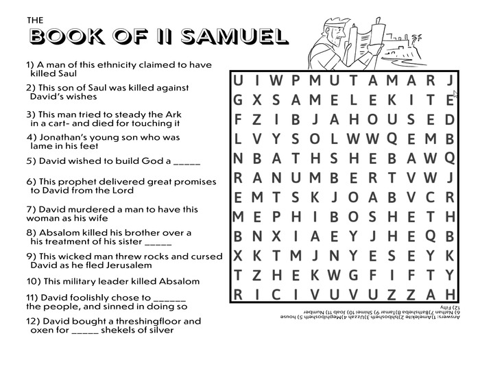 Word Search | The Book of II Samuel :: Biblical Toolbelt