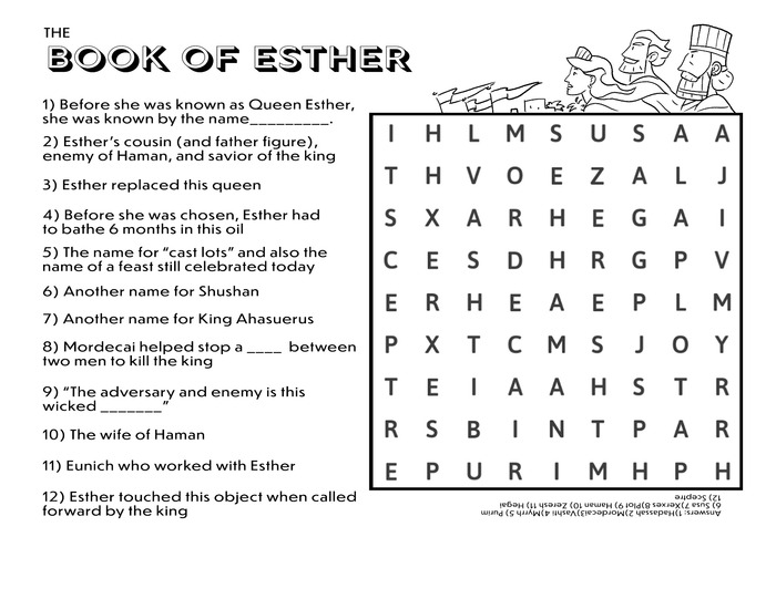 Word Search | The Book of Esther
