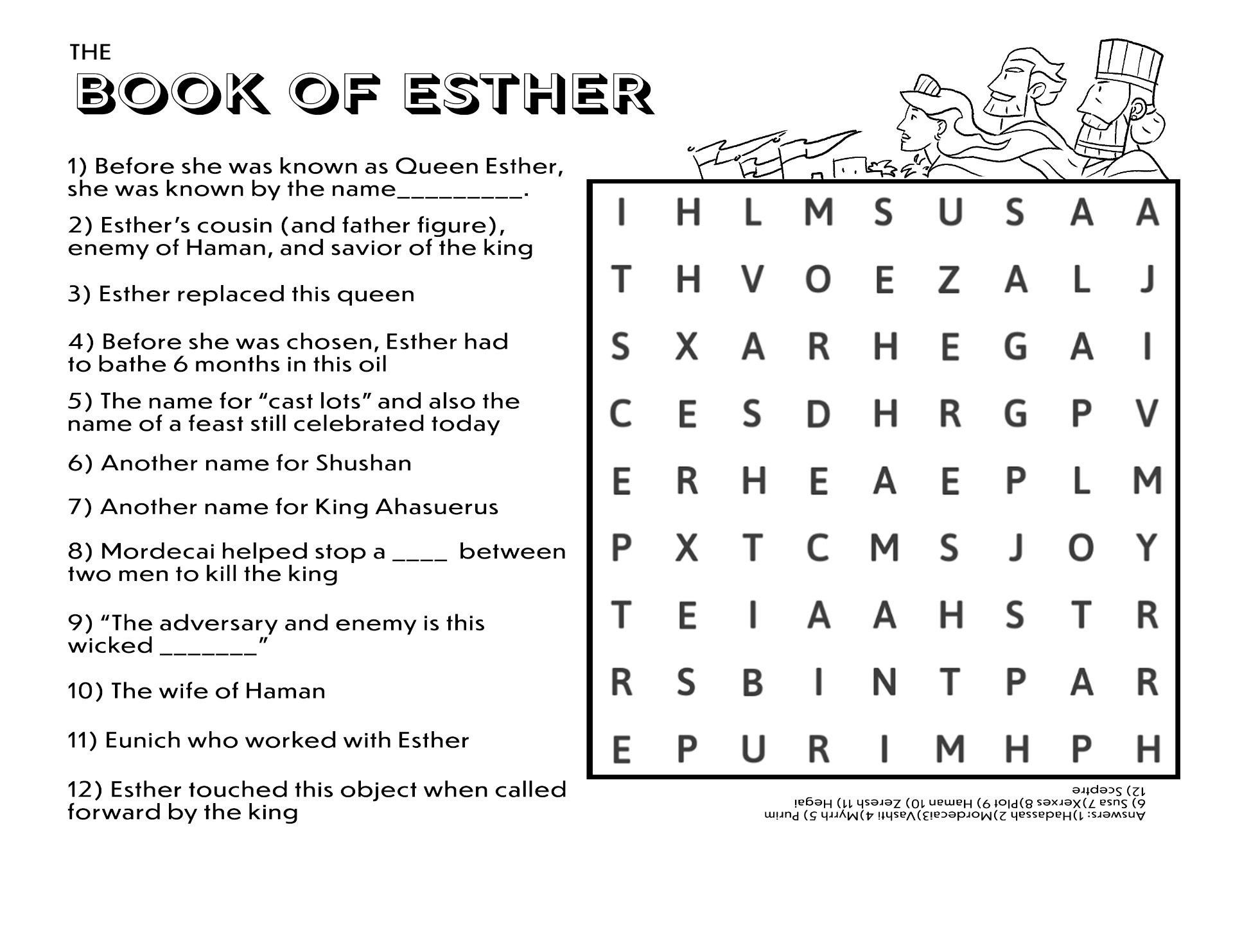 Word Search The Book Of Esther Word Search The Book Of Esther