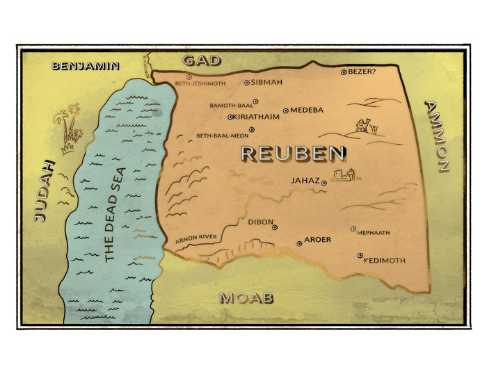 Study & Color | The Tribe of Reuben