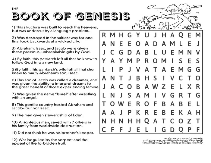 Word Search | Genesis