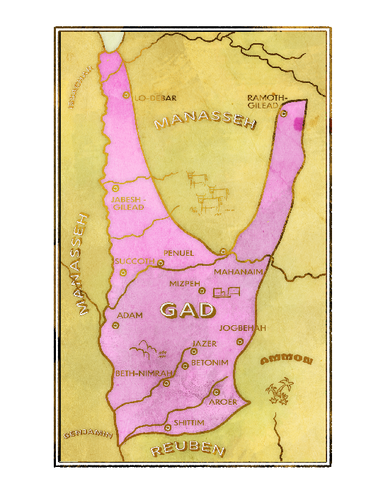 Study & Color | The Tribe of Gad