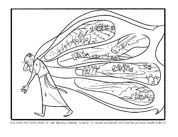 Coloring Book | The Fall of Job