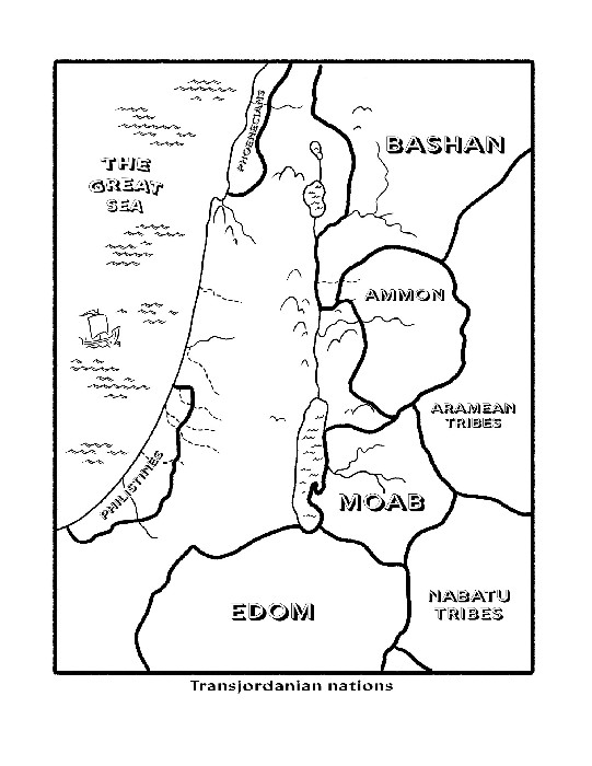 Study & Color | The Trans-Jordanian Nations