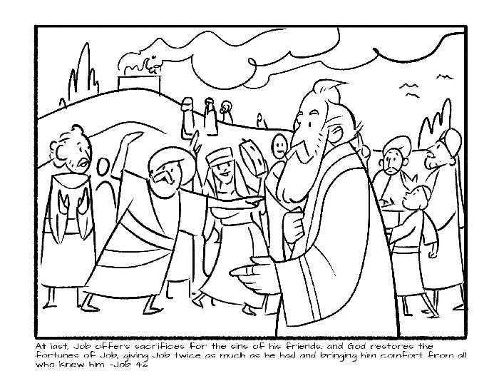 Coloring Book | Job's Restoration