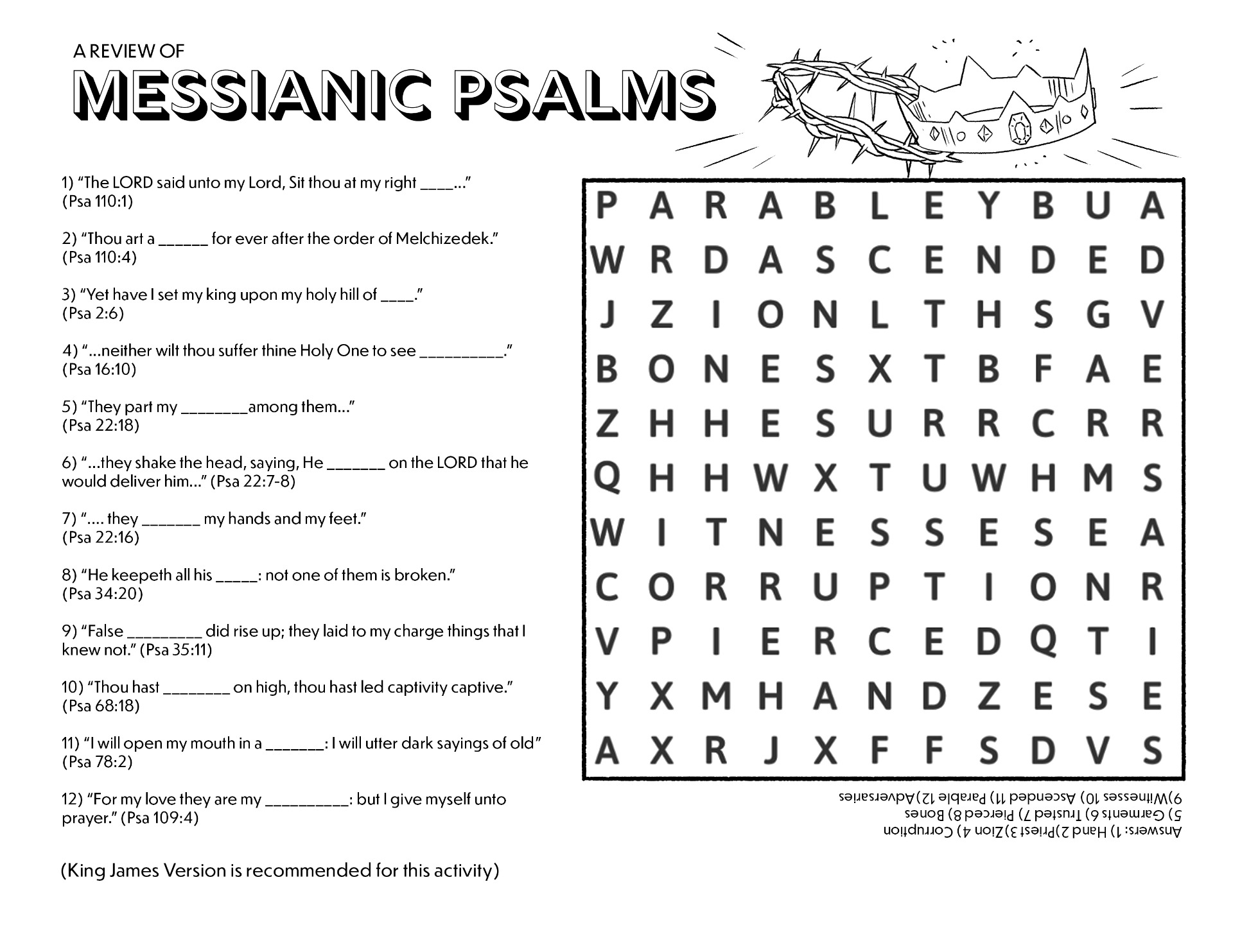 Bible Word Searches Bible Word Searches