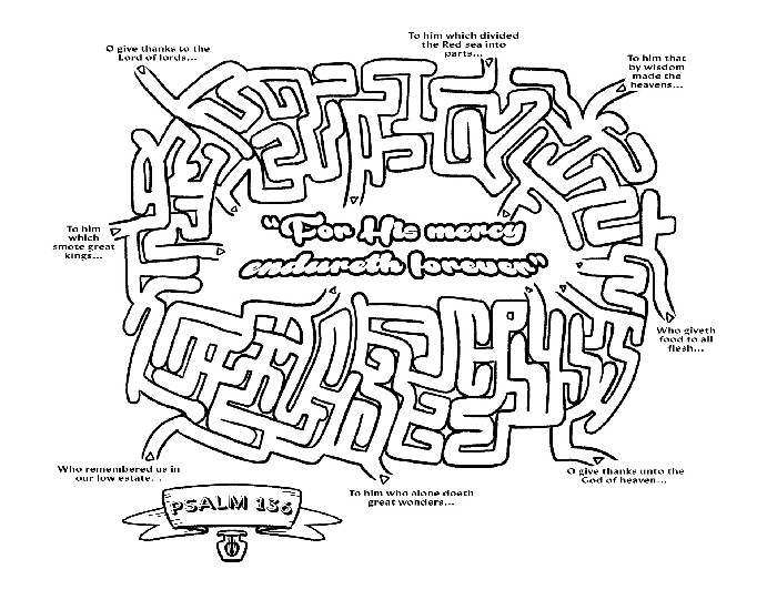 Maze | Psalm 136