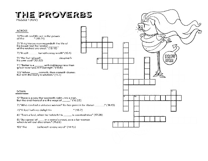Crossword | Proverbs Puzzle 1