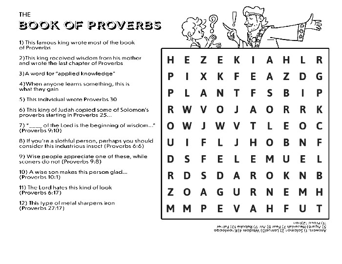 Word Search | The Book of Proverbs