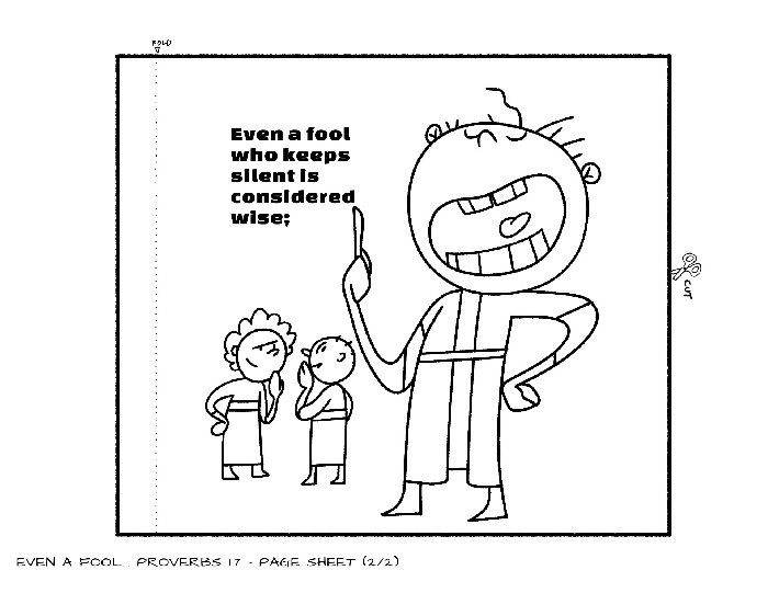 Craft | Even a Fool... Proverbs 17:28
